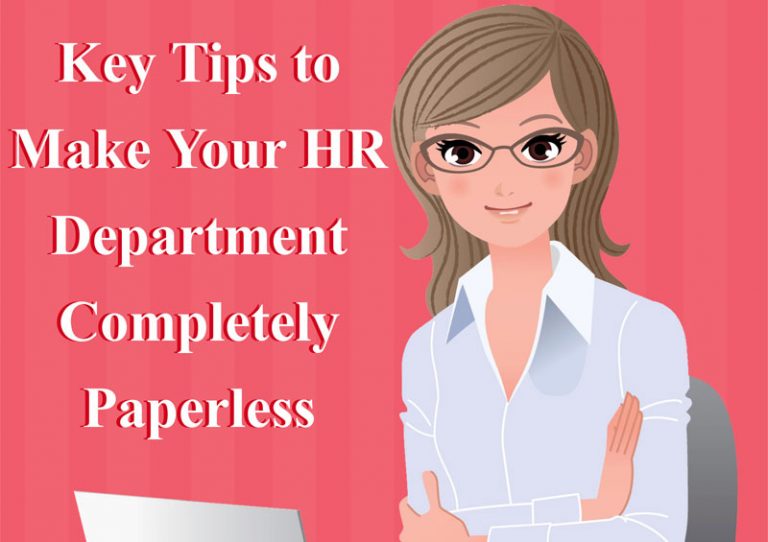 Tips to Make Your HR Department Paperless [Infographic]